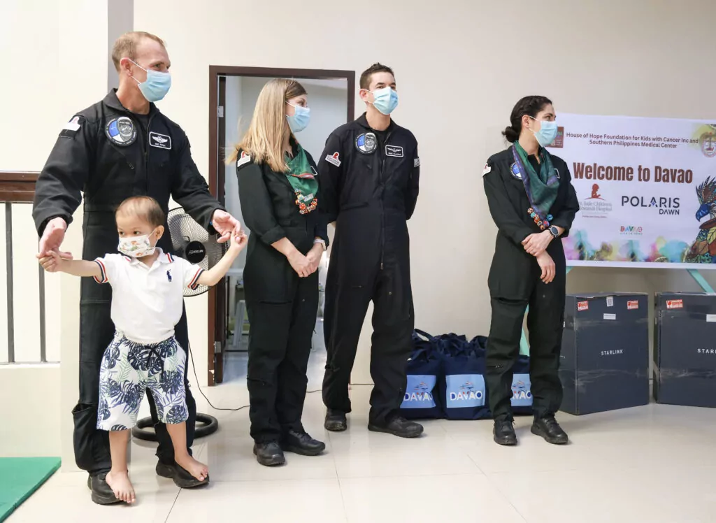 Polaris Program team enables Starlink connectivity at five global hospitals, visits doctors and ...